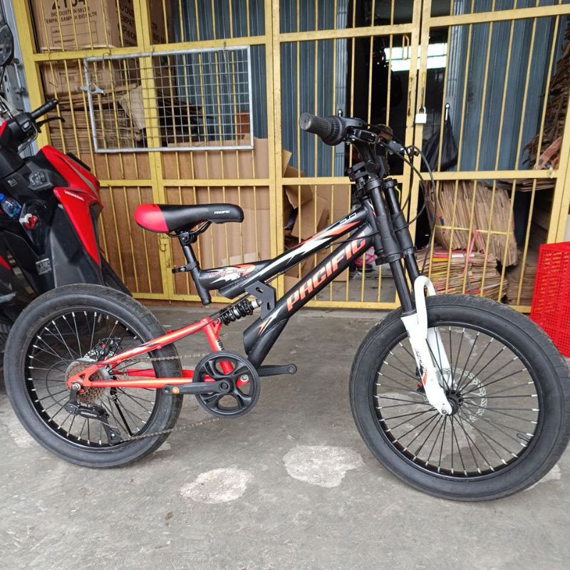Jual sepeda BEKAS mtb pacific viper ban 20 x 3.0 discbrake 7 speed ...