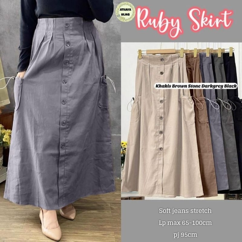 Jual Ruby Cargo Skirt (ATHAYA) BESTSELLER | Shopee Indonesia