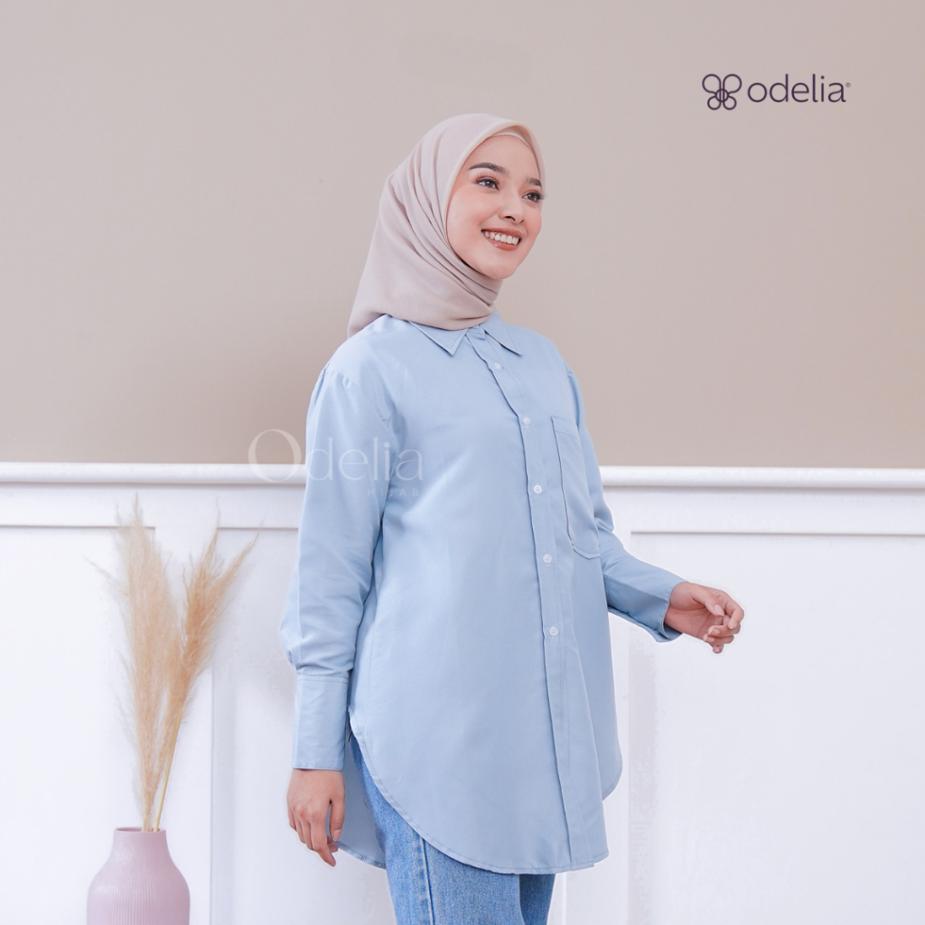 Jual Odelia - Zelda Top | Kemeja Premium | Kemeja daily | Kemeja Kerja | Shopee Indonesia