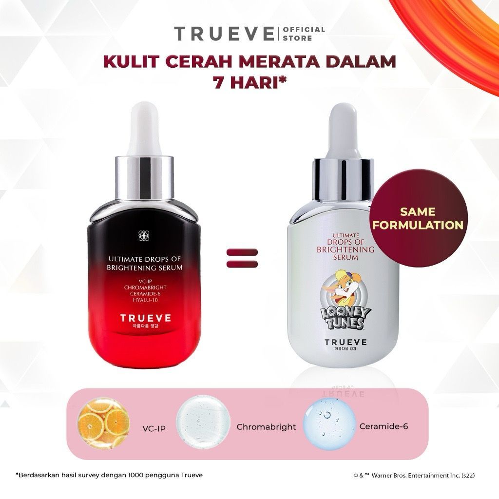 Jual TRUEVE x Looney Tunes - Ultimate Drops of Brightening Serum ...