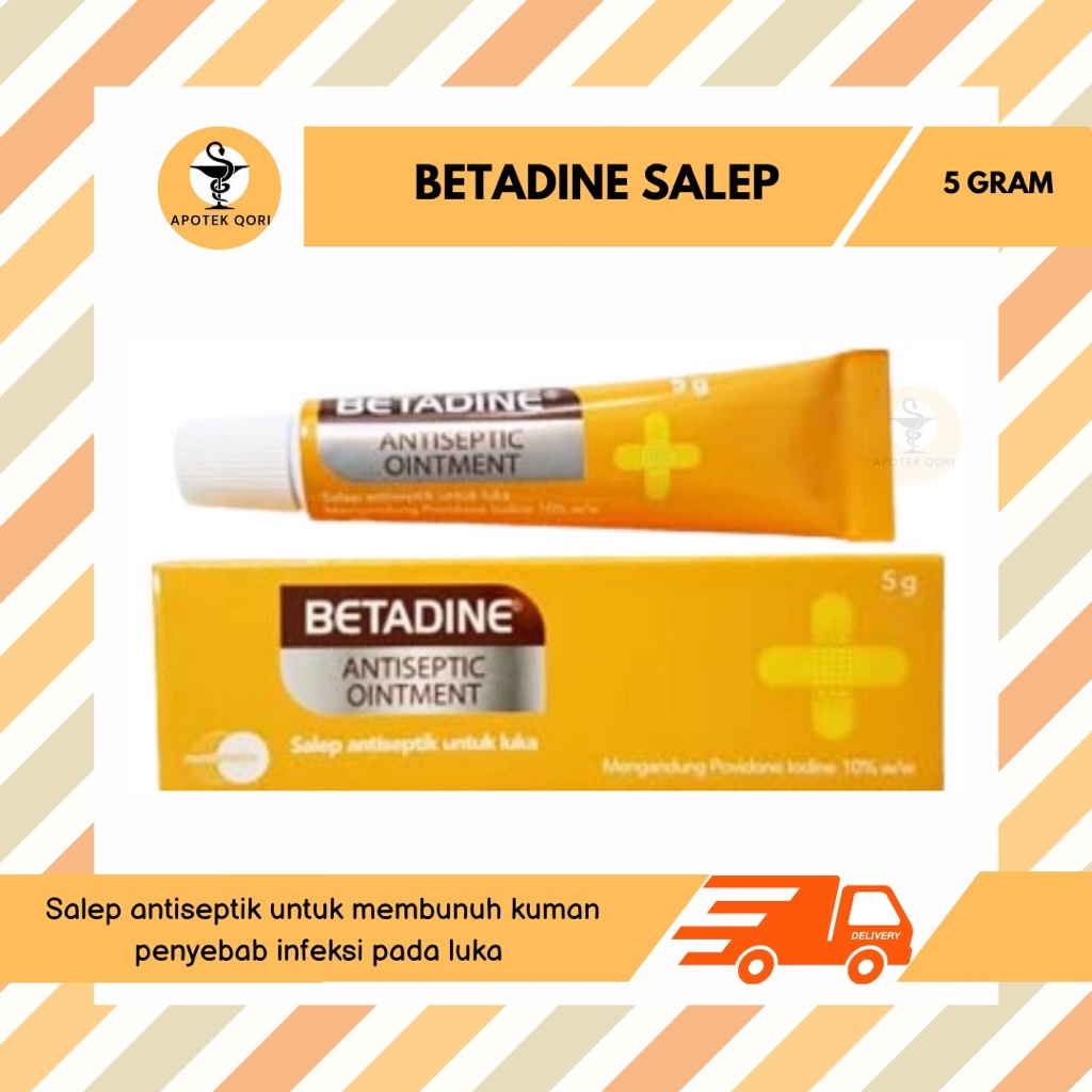 Jual BETADINE SALEP LUKA 5 GRAM/ANTISEPTIK | Shopee Indonesia