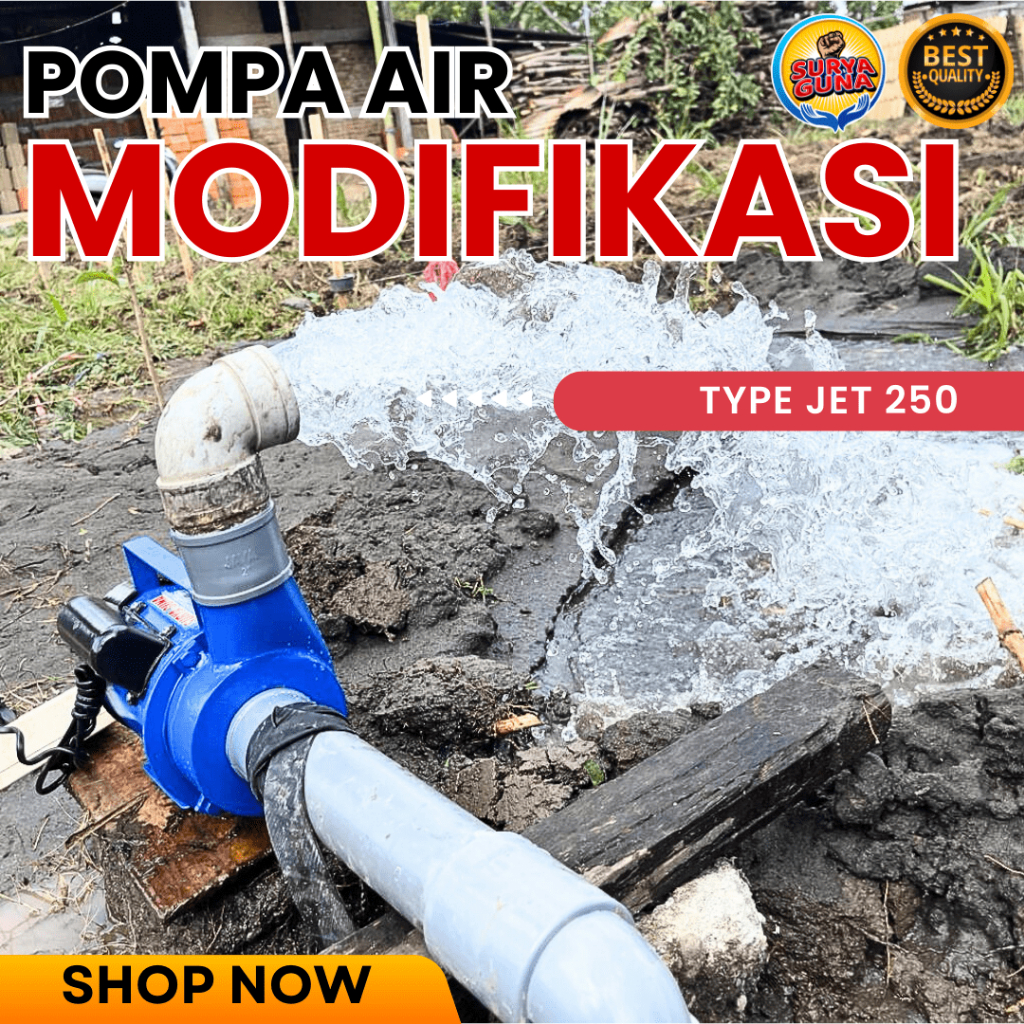 Jual Jual pompa air modifikasi mesin pompa terbaik jet 250 pipa 2 dim ...