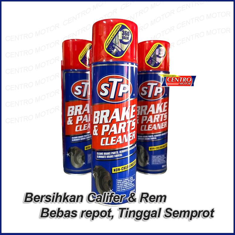 Jual STP Brake Cleaner Spray 500ml.Membersihkan Kalifer dan kampas rem ...