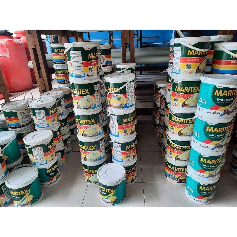 Jual Cat Tembok Maritex 5kg/wall paint maritex 5kg | Shopee Indonesia