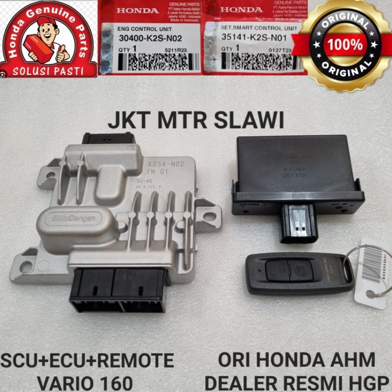 Jual scu,ecu,remote vario 160 1set ori honda ahm asli honda dealer ...