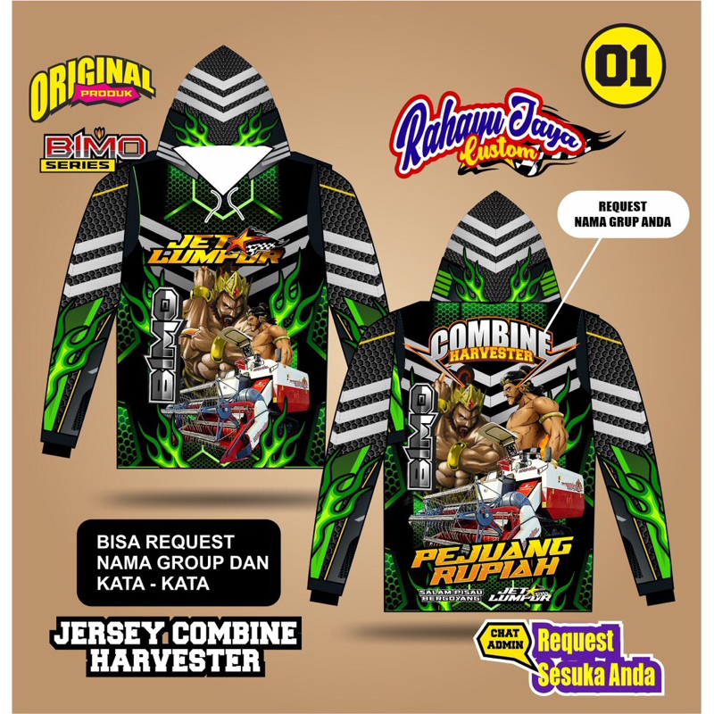 Jual JERSEY COMBINE BIMO 102 BAHAN PREMIUM TEBAL BISA REQUEST | Shopee ...
