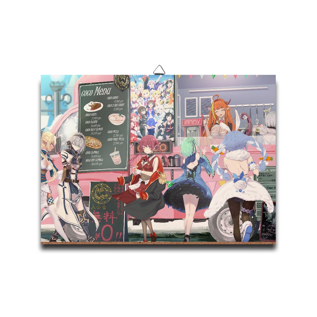 Jual Poster dinding kayu anime vtuber HOLOLIVE JP HOLO JP GEN 3 - HOLO ...
