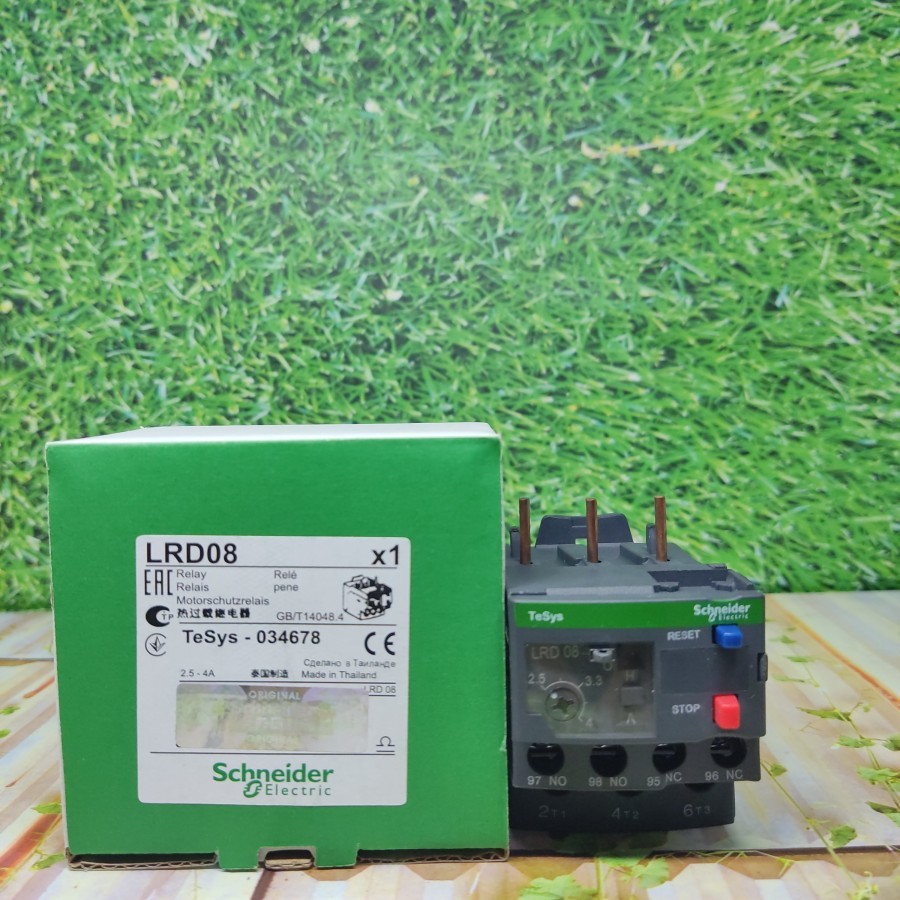 Jual Thermal Overload Relay TOR Schneider Elektrik LRD08 2.5A-4A LRD 08 | Shopee Indonesia