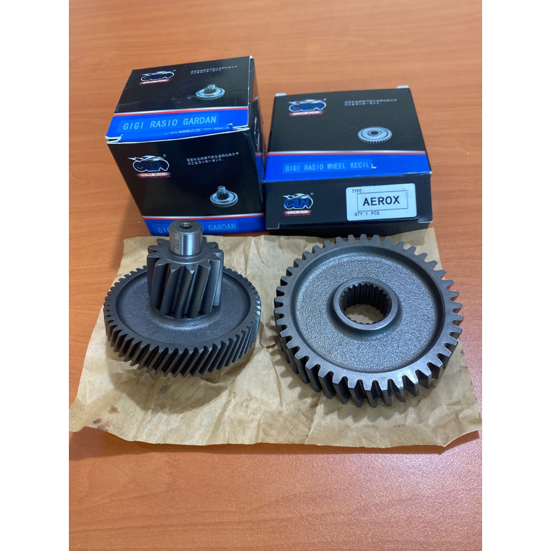 Jual (CRUN) Gigi Rasio Besar Kecil Aerox Old B65 New / Gear Garden ...