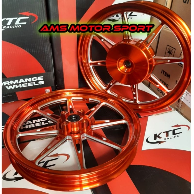 Jual Velg KTC Racing Two Tone CnC Vario 125/150 Beat /Scoopy /Spacy /Vario 110 Uk-14x185& 14x215 ...