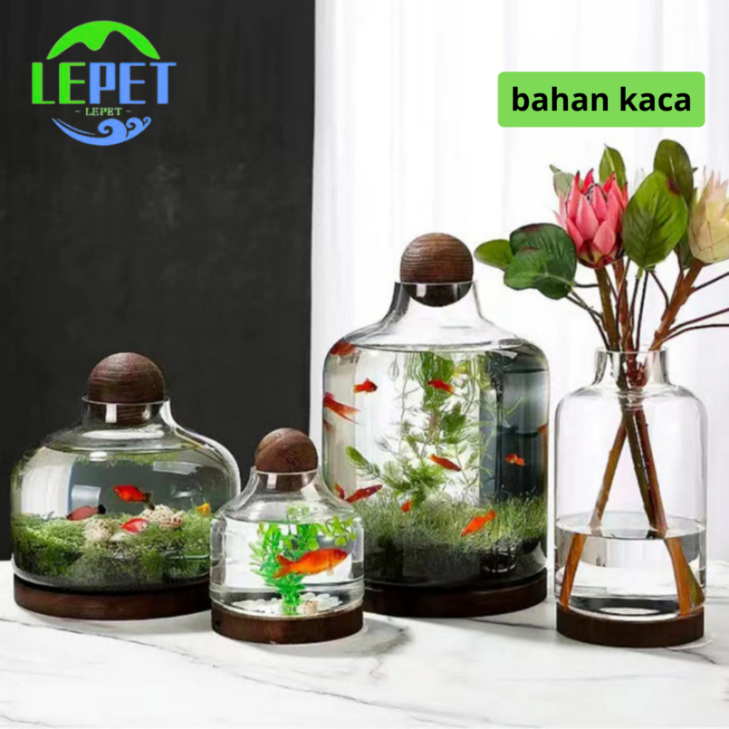 Jual LEPET AQUARIUM MINI KECIL A15S / A16S / AKUARIUM IKAN CUPANG HIAS ...