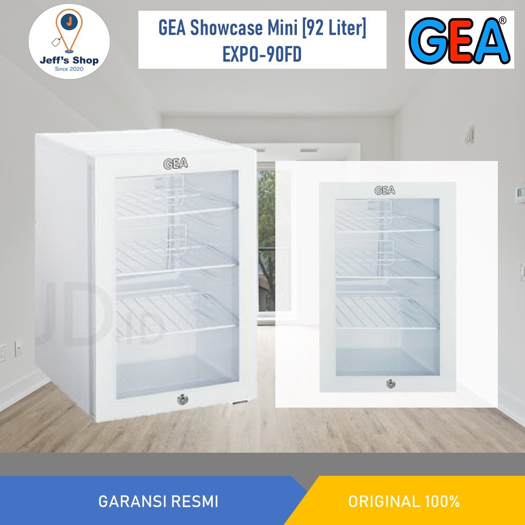 Jual GEA Kulkas Showcase Mini [90 Liter] EXPO 90FD | Shopee Indonesia