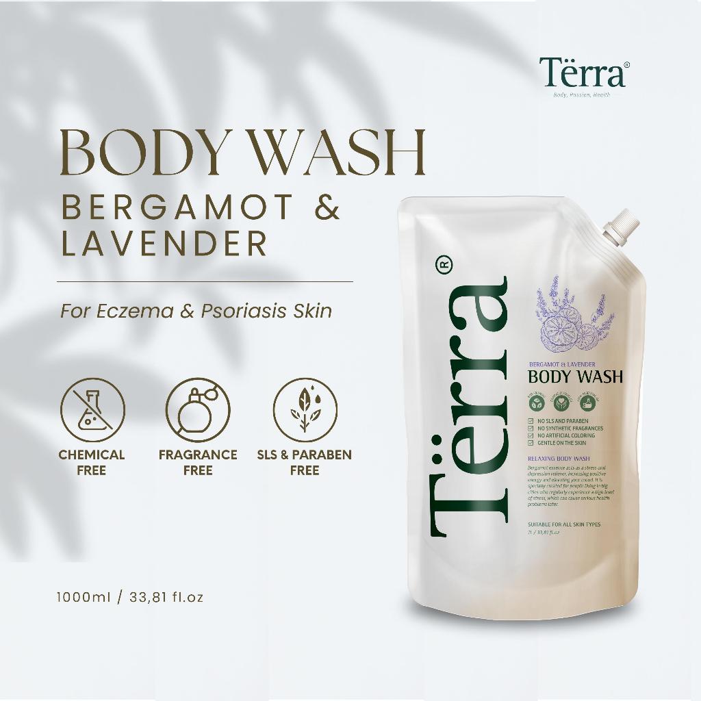 Jual Terra Body Wash Bergamot 1 Liter Refill | Shopee Indonesia