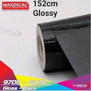 Jual STIKER HITAM GLOSSY/KILAT LEBAR 150 CM | Shopee Indonesia