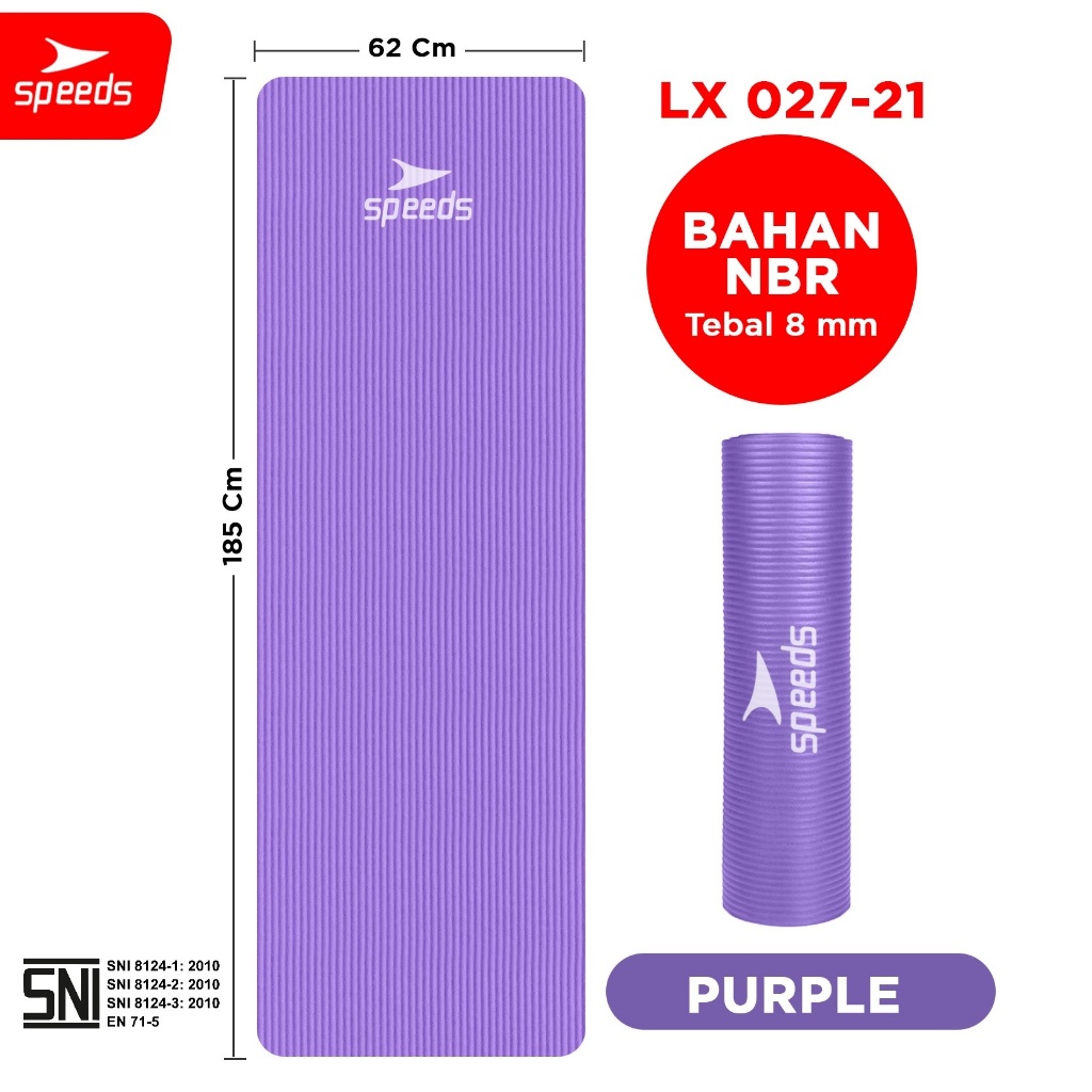 Jual SPEEDS Matras Yoga Mat Untuk Meditasi Yoga Gym Matrass Fitness ...