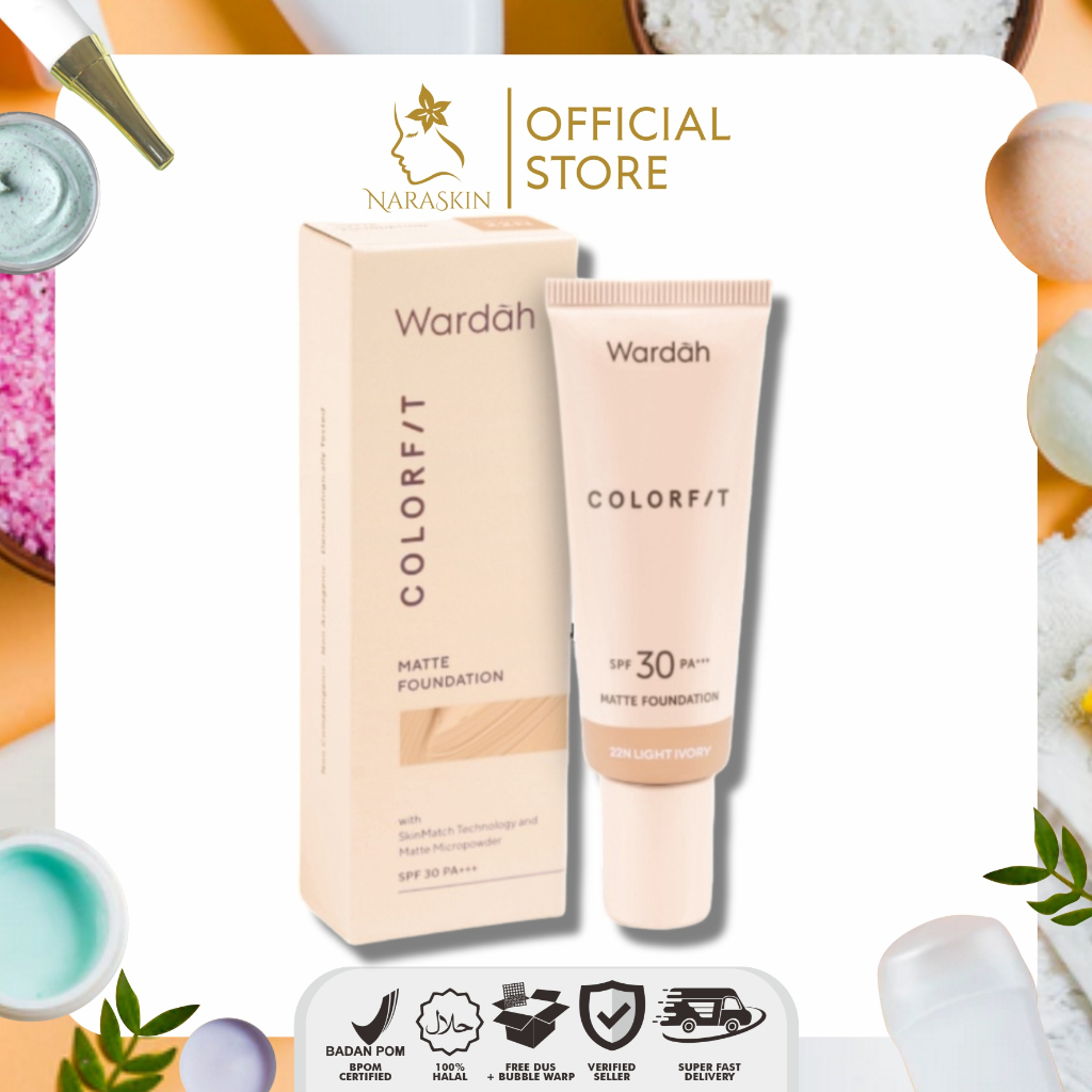 Jual Wardah Colorfit Matte Foundation - 25 ml | Shopee Indonesia