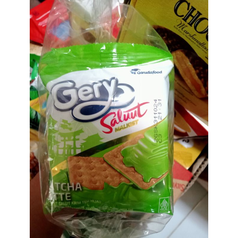 Jual Gery Saluut Malkist Rasa Matcha latte 10pcs | Shopee Indonesia