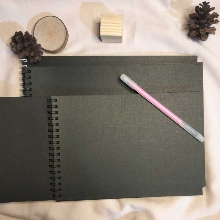 Jual [Artfull] Scrapbook Hitam Cocok Untuk Album / Journal (Tanpa ...