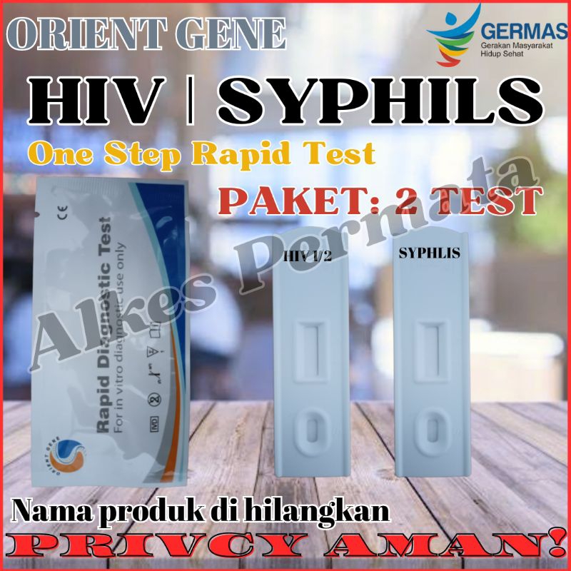 Jual Paket HIV dan Syphilis isi 2 Test Pemeriksaan Orient Gene | Shopee ...