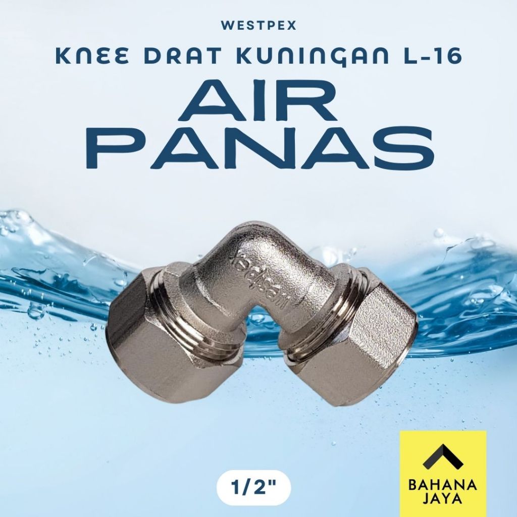 Jual Keni / Knee Sambung Drat Dalam 1/2" Westpex L16 / Copper L 16 / Copper Westpex / Fitting ...