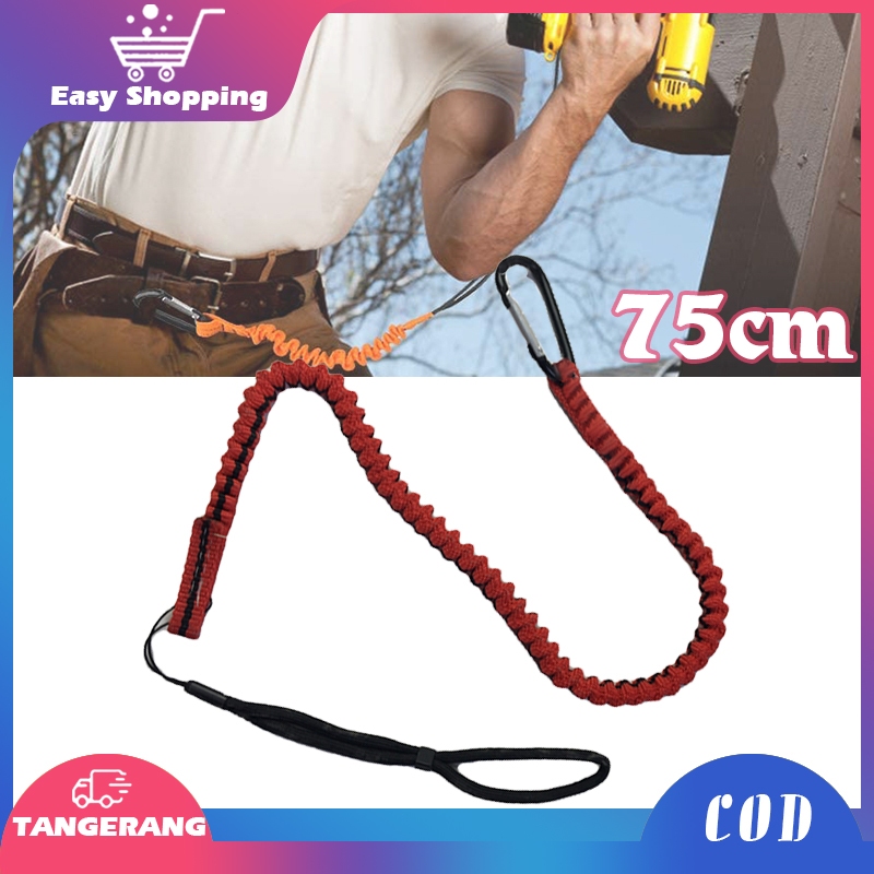 Jual 75cm Lanyard Tool Safety Tali Lanyard Safety Elastisitas Tool ...