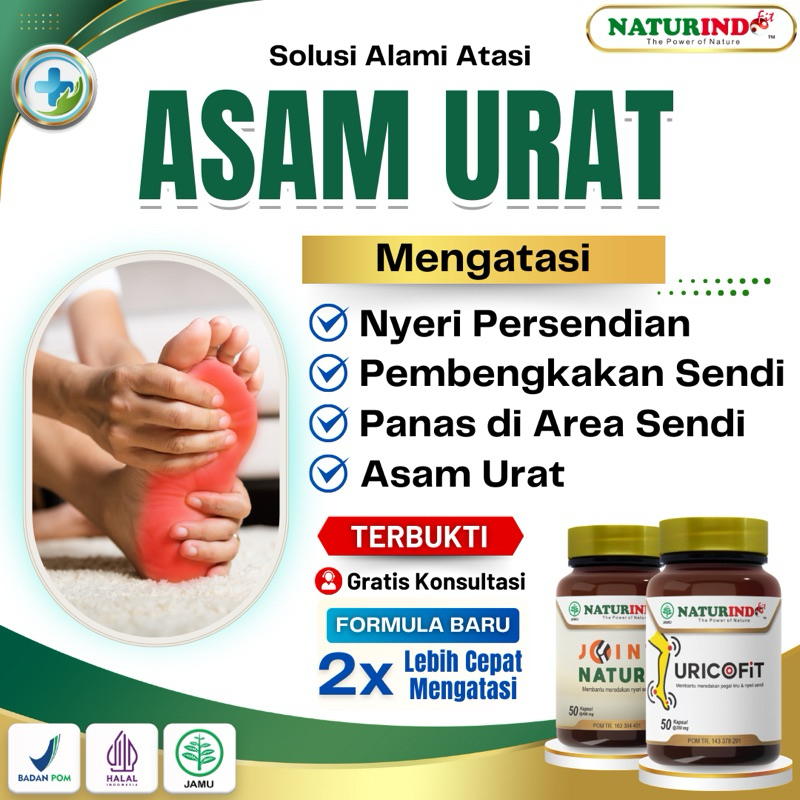Jual Obat Asam Urat Nyeri Sendi Kaki Bengkak Tangan Kaku Herbal ...