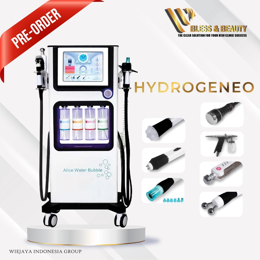 Jual Hydrogeneo 7in1 Standing Hydra Dermabrasi RF Hydrapeel Komedo Sel ...