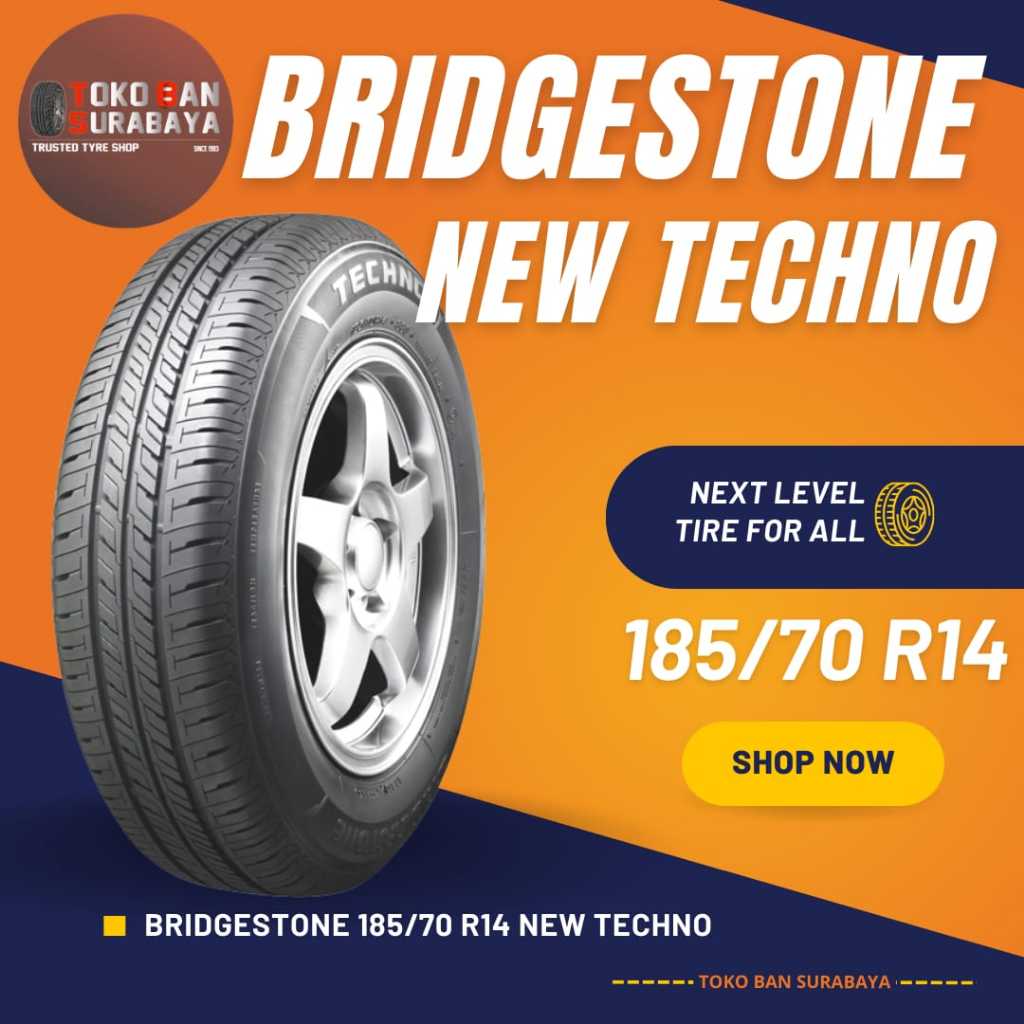 Jual Ban Bridgestone BS 185/70 R14 185/70R14 185/70/14 18570 R14 18570R14 R14 R 14 techno avanza ...