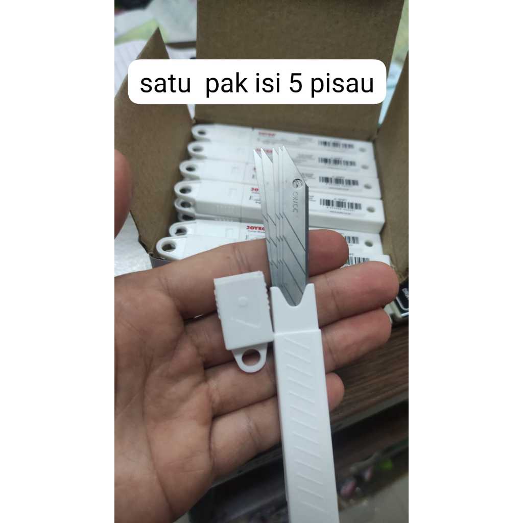 Jual isi cutter 30 derajat joyko isi 5 pisau pisau ukir tajam ( satu ...
