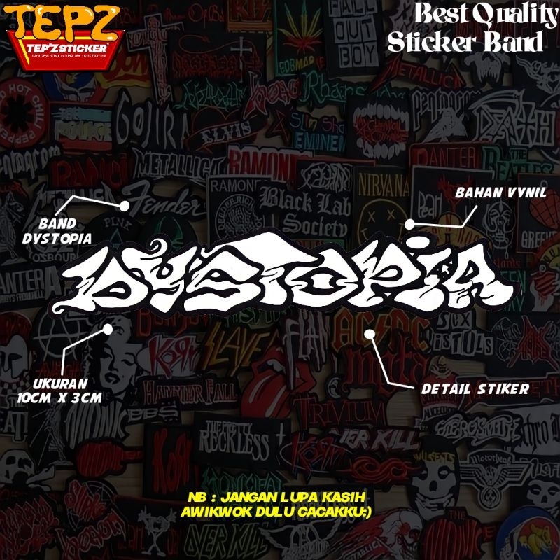 Jual STIKER STICKER (BAND DYSTOPIA) STIKER BAND|STIKER METAL|STIKER ...