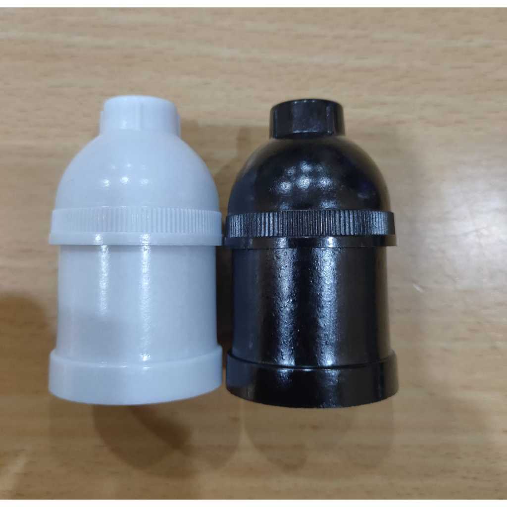Jual Fitting Gantung/ lamp Holder HItam/ Putih Bakelite JB-100/JB-101 ITAMI | Shopee Indonesia