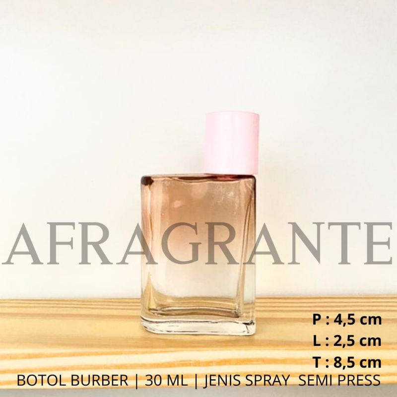 Jual botol parfum buber coklat 30 ml semi press- botol parfum unik 30 ...