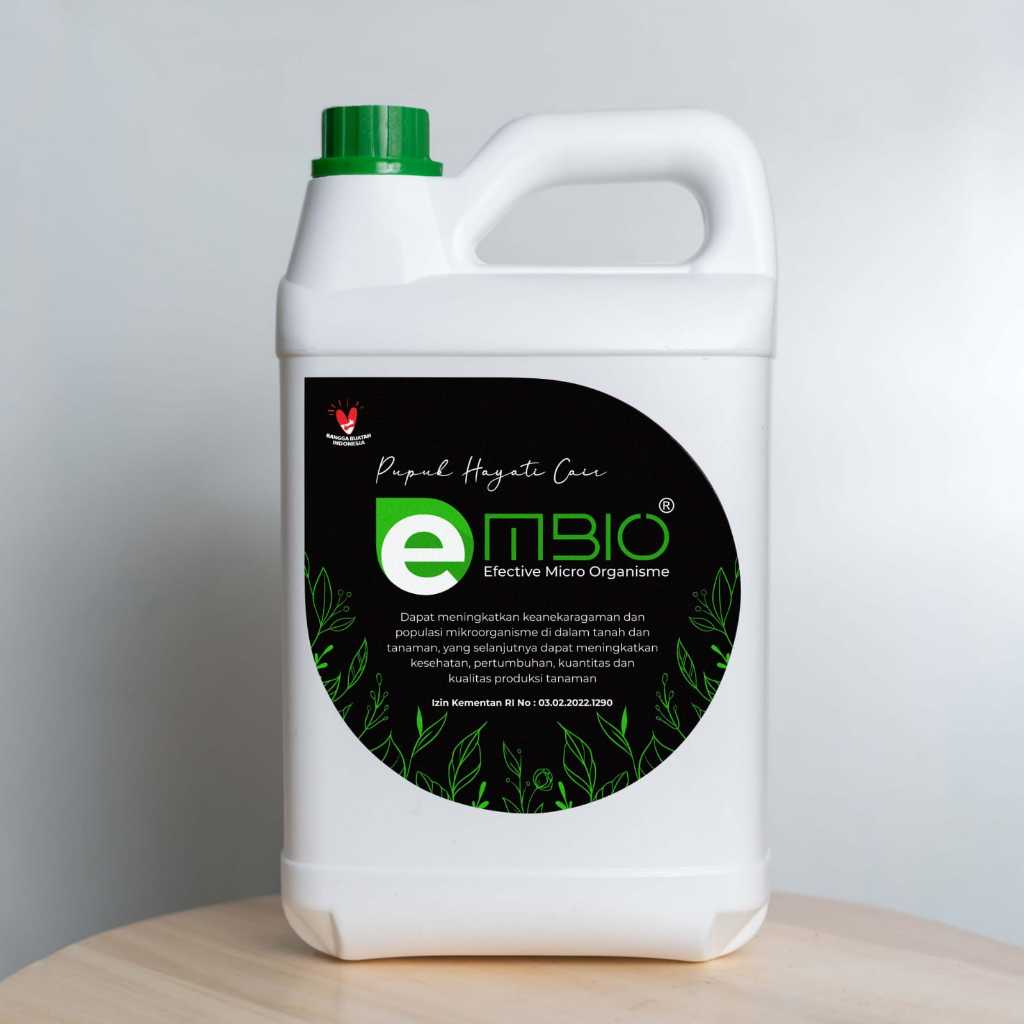 Jual EMBIO Pupuk Hayati Cair 5 Liter | Shopee Indonesia
