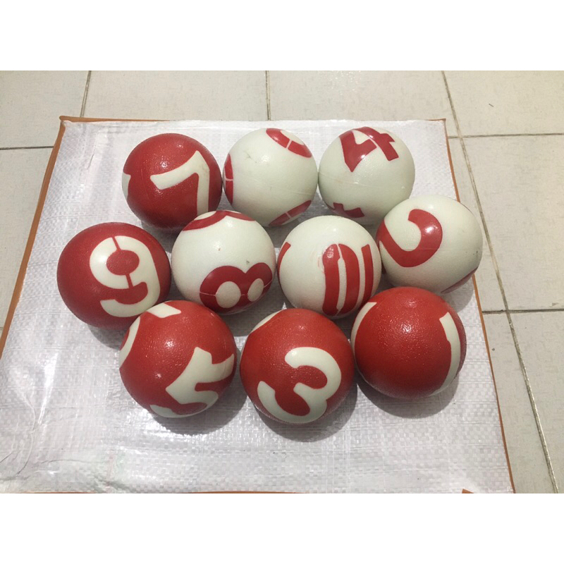 Jual Bola Gateball 3 Angka (kulit jeruk) | Shopee Indonesia