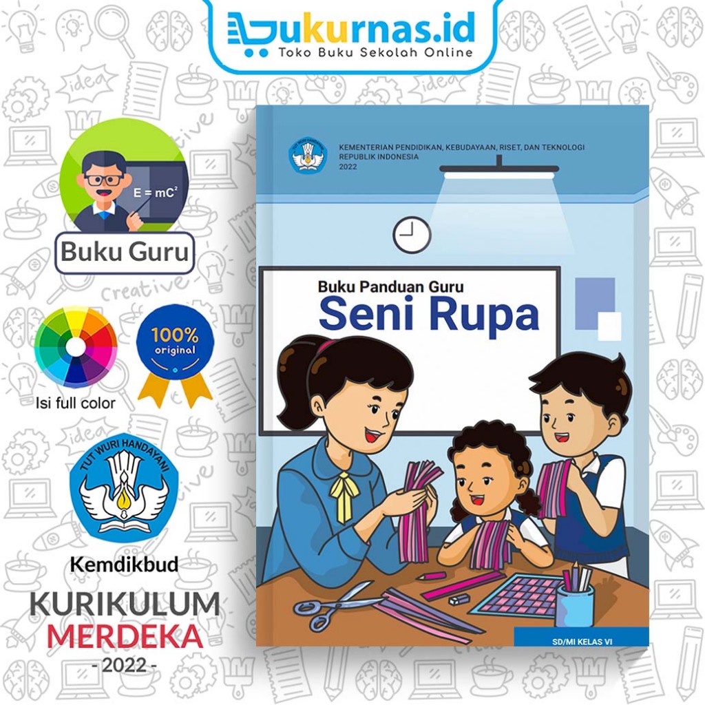 Jual Buku Panduan Guru Seni Rupa SD/MI Kelas 6 Kurikulum Merdeka Kurmer | Shopee Indonesia