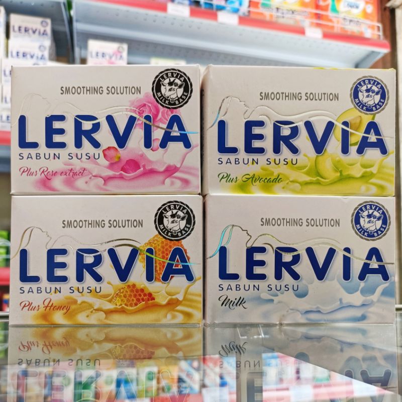Jual Sabun Lervia All Varian 90gr Sabun Mandi Susu Lervia | Shopee ...