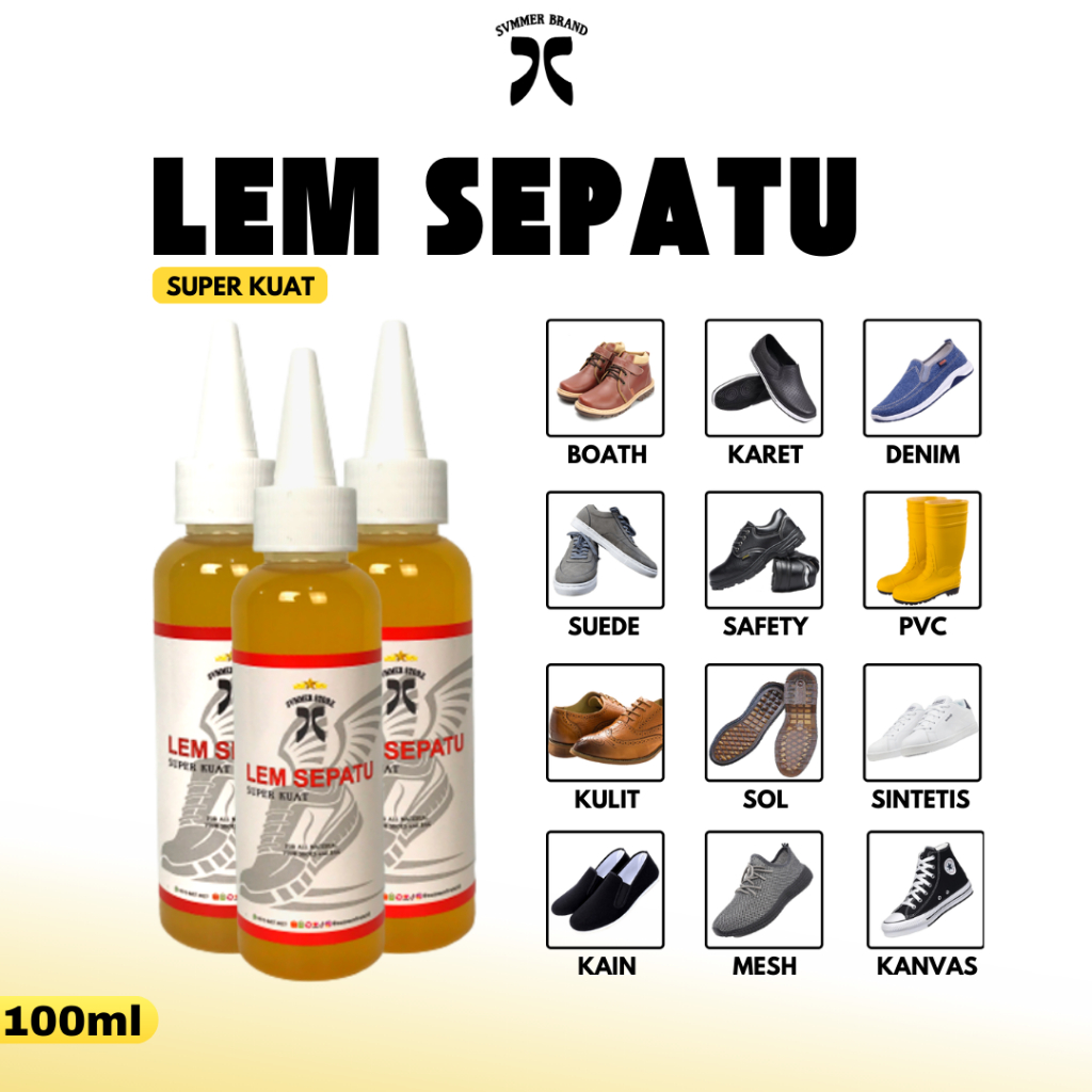 Jual SVMMER SHOES CARE - Lem Sepatu Midsole Super Kuat Bisa untuk Semua ...