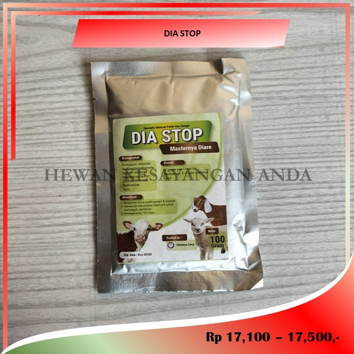 Jual DIA STOP Obat Diare Mencret Sapi Kambing Domba Pedet Cempe dll ...