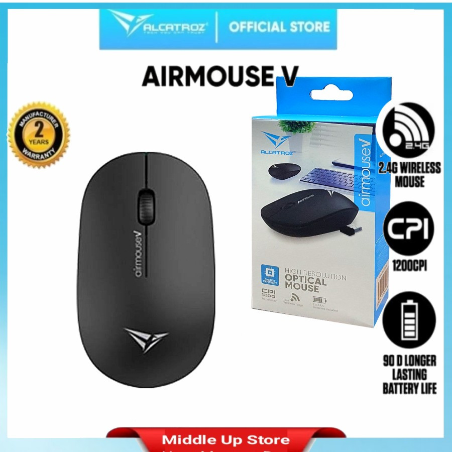 Jual Mouse Alcatroz Airmouse V Wireless 1200CPI - Alcatroz Airmouse 5 ...