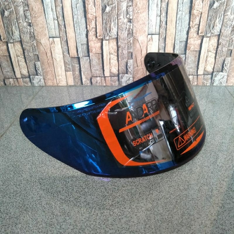 Jual (Handarb) Kaca Flat NHK RX9 Kaca Iridium Kaca helm Flat Visor NHK ...