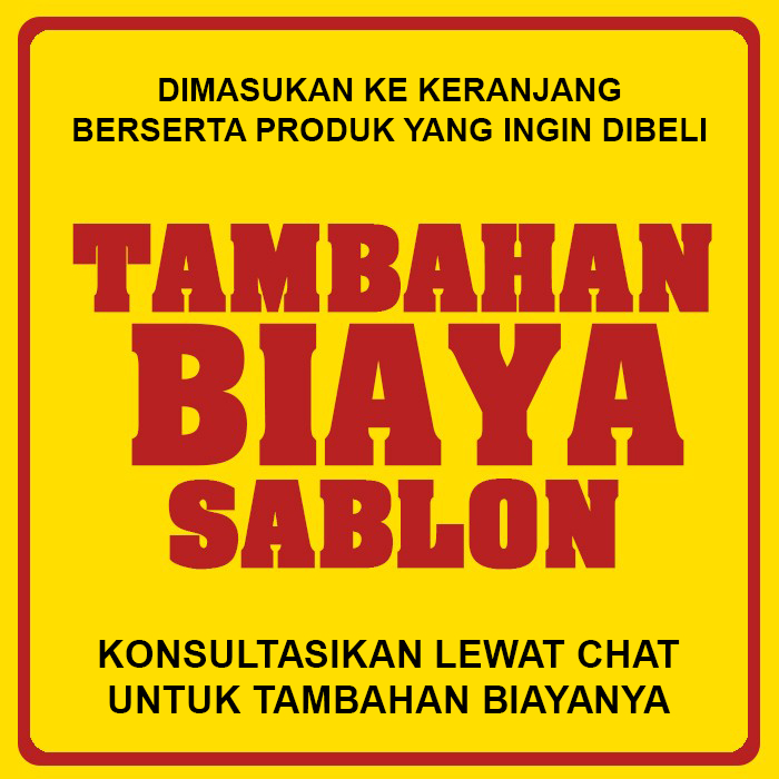 Jual Tambah Biaya Sablon Custom | Shopee Indonesia