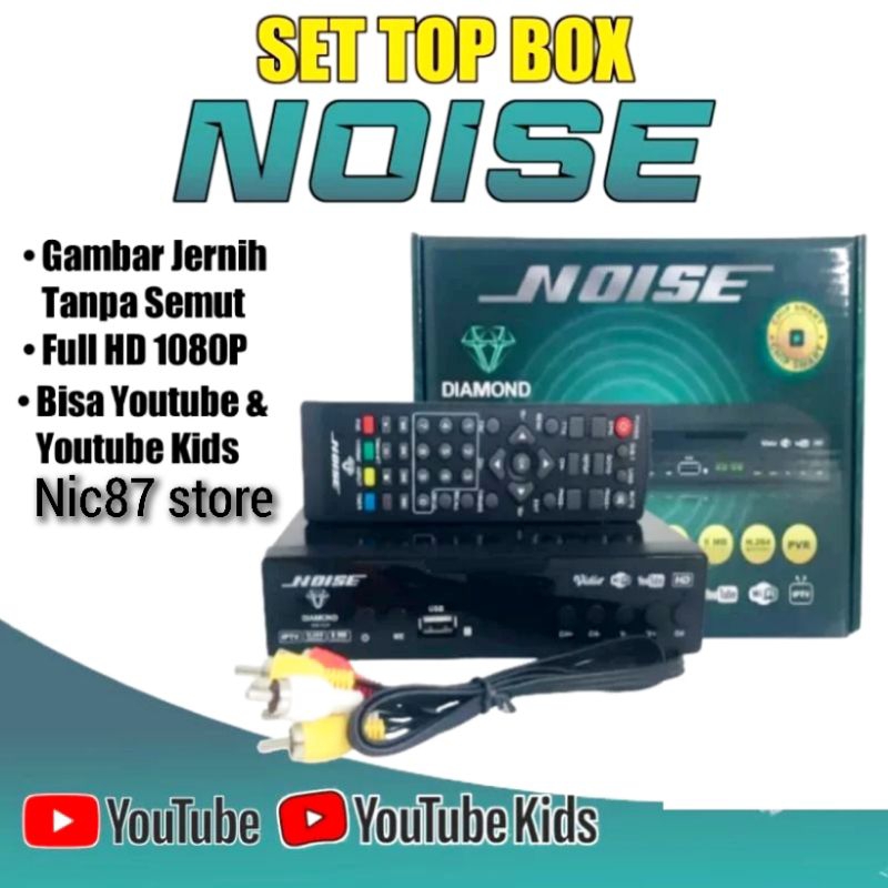 Jual stb NOISE DVB T2-01 set top bos tv digital full HD 1080p | Shopee ...