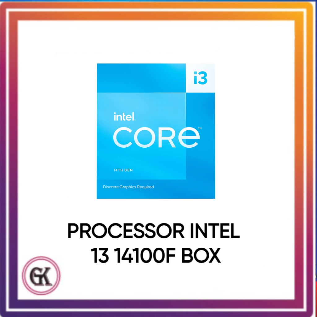 Jual PROCESSOR INTEL I3 14100F BOX | Shopee Indonesia