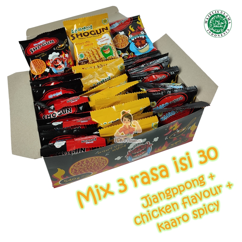 Jual SNACK MIE KREMES KOREA SHOGUN 1BOX KAARO SNACK JAKARTA ORIGINAL | Shopee Indonesia