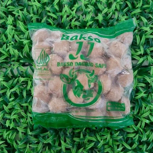 Jual JJ Bakso Sapi Reguler (Hijau) Isi 50 - Berat 500 Gr | Shopee Indonesia