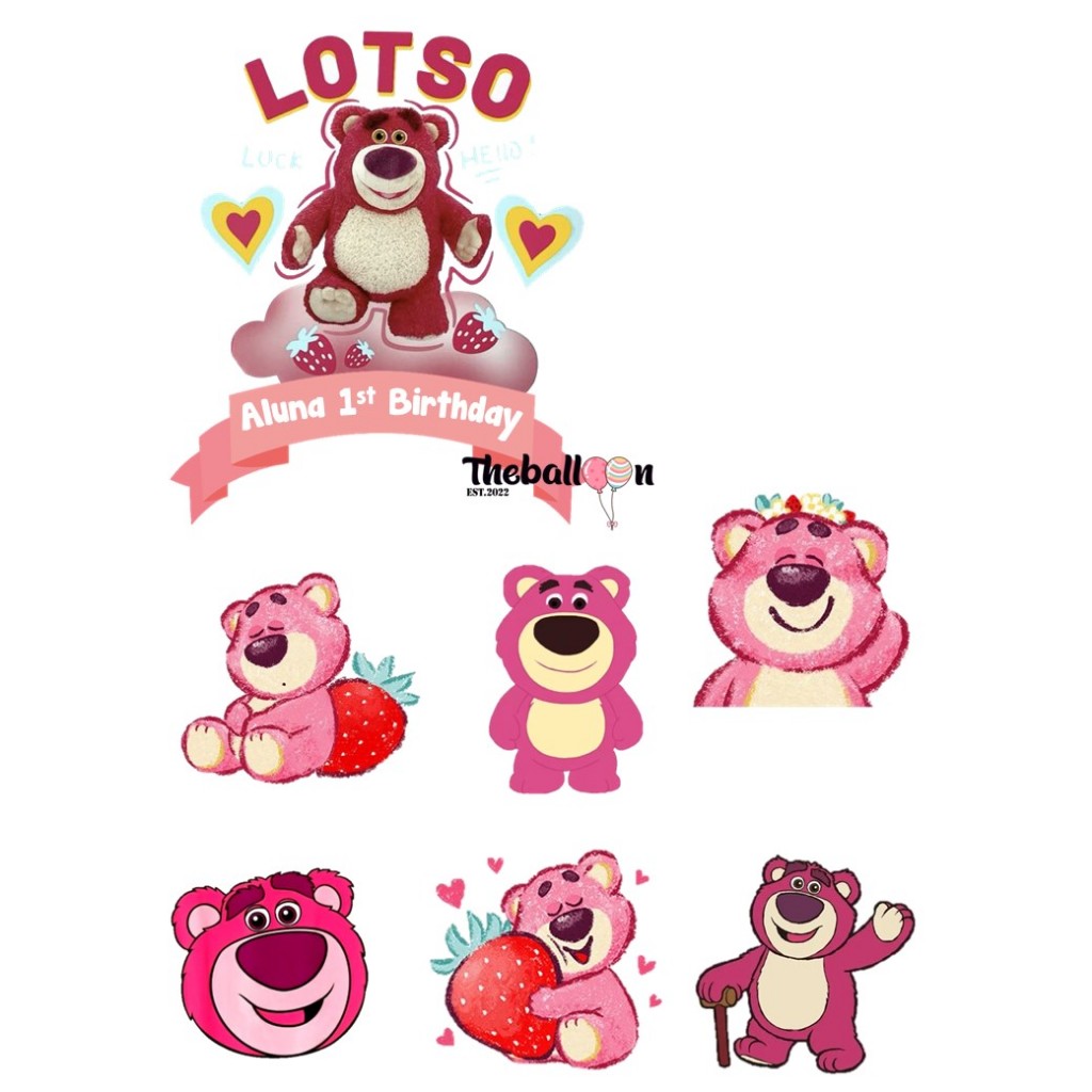 Jual Topper Cake lotso / nama dan umur tulis dinote ya | Shopee Indonesia