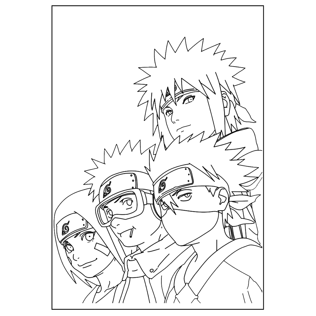 Jual Kertas Gambar Mewarnai Tema Naruto | Kertas Mewarnai | Murah ...