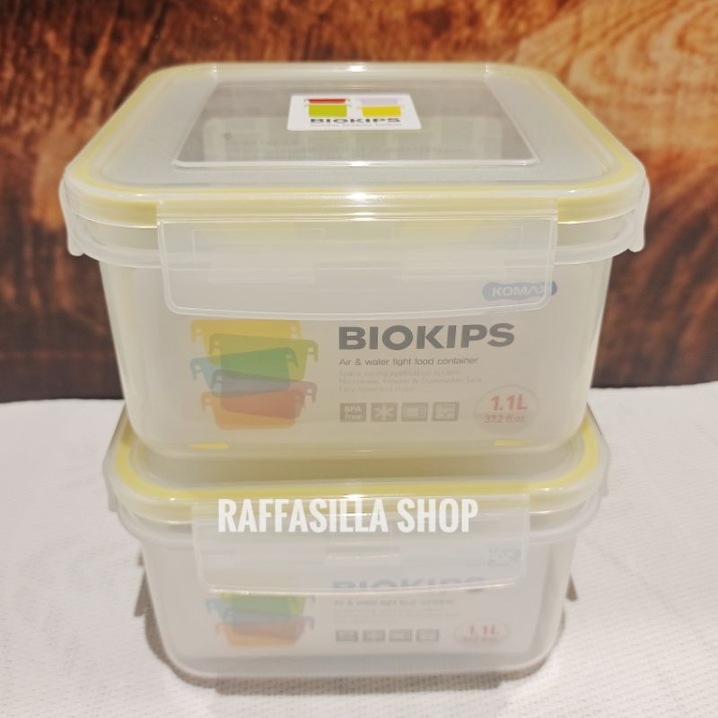 Jual Komax Biokips Tempat Makan 1.1L Rectangular Food Container Korea ...