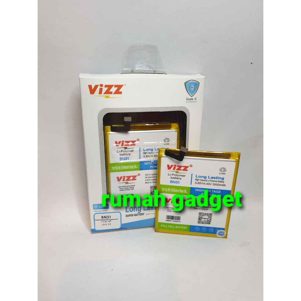 Jual BATERAI REDMI NOTE 5A/REDMI S2/MI5X/XIAOMI A1/MIA1 BN31 | Shopee ...