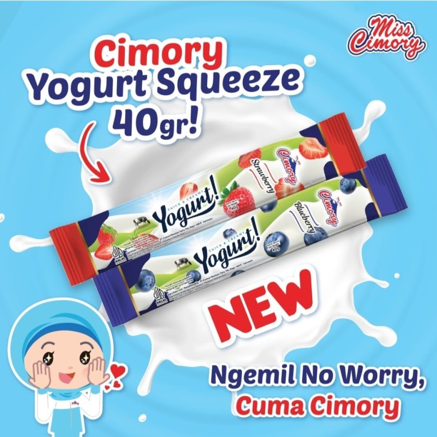 Jual Cimory Squeeze Yogurt MINI (40 gram) | Shopee Indonesia